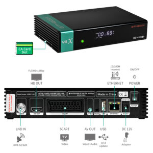 GTMEDIA V8X Mars Iptv Para Gtmedia V8x, DVB-S/S2/S2X, ACM/multi-stream ...