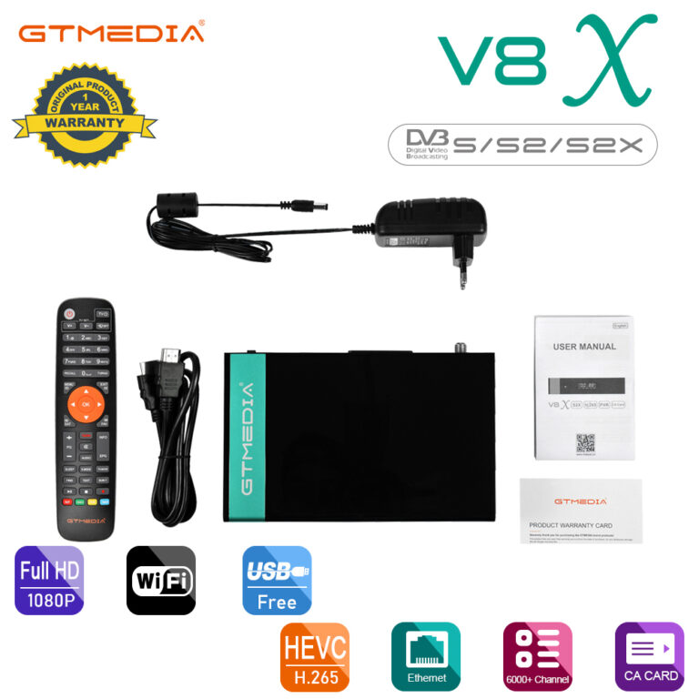 GTMEDIA V8X Mars Iptv Para Gtmedia V8x, DVB-S/S2/S2X, ACM/multi-stream Gtmedia Decodificador ...